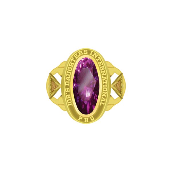 Job's Daughters International PHQ Ring (JR14 PHQ)